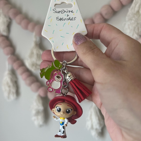 Disney | Other | Pixar Toy Story Keychain Charm Woody Buzz Wheezy ...